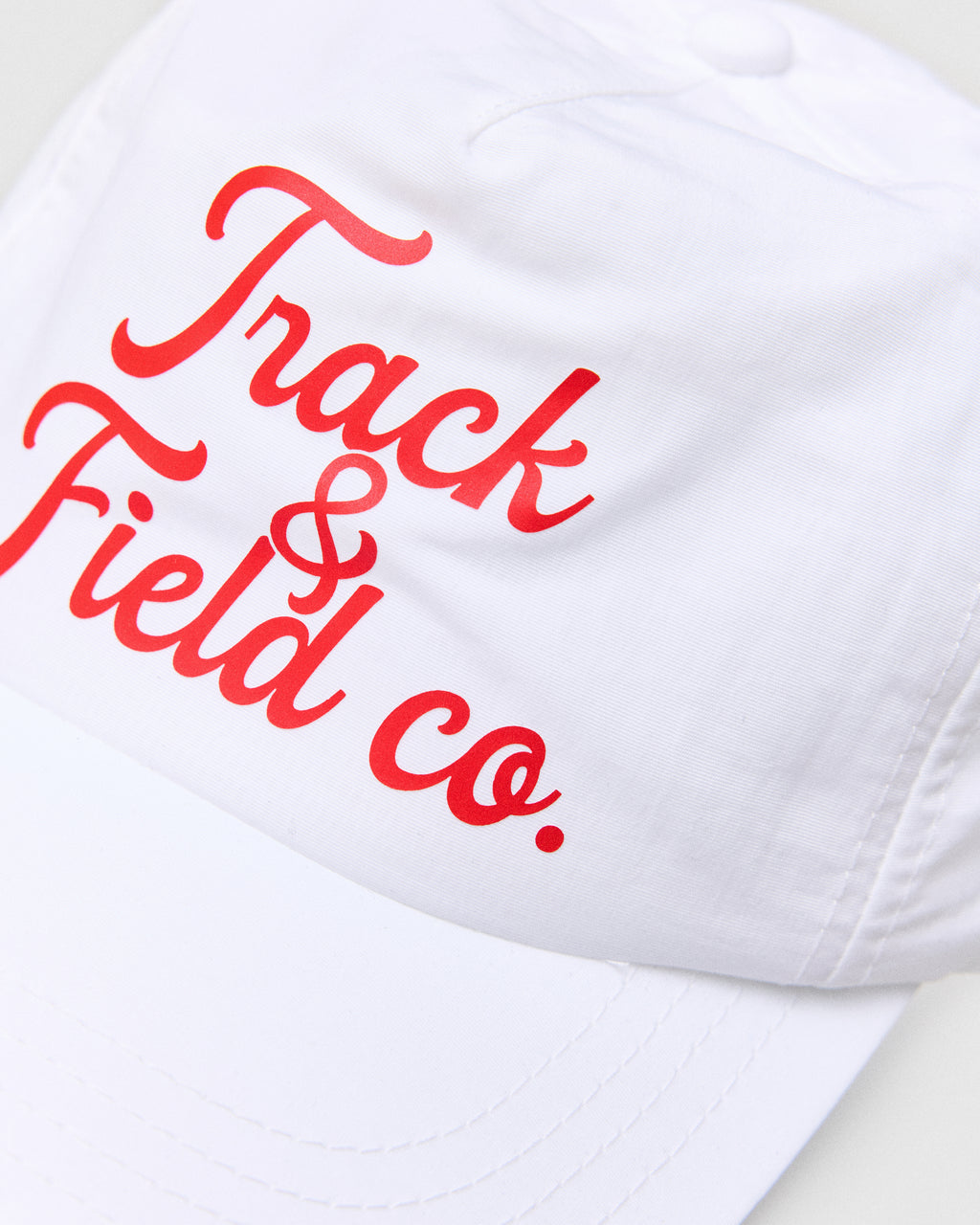 Track & Field 5-Panel Hat - White / Red – Balmoral Sports