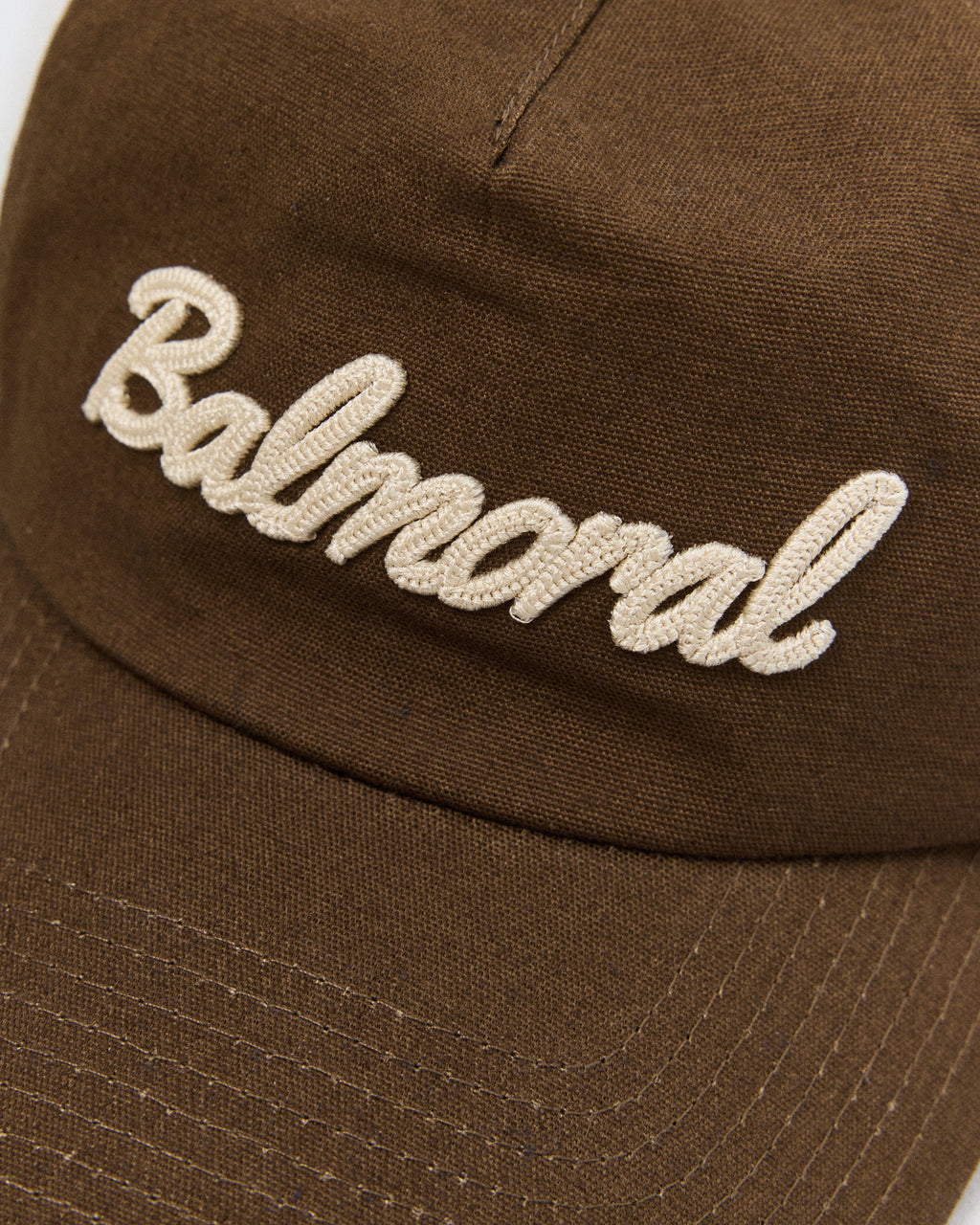 Chainstitch 5-Panel Hat - Brown – Balmoral Sports